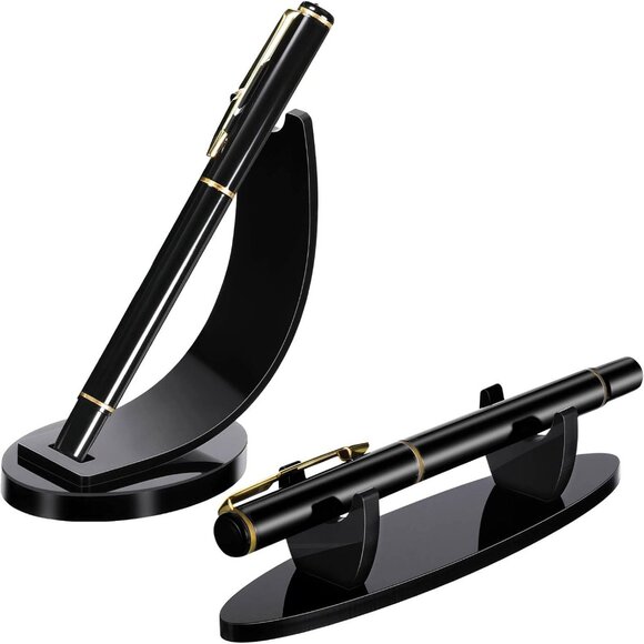 Party Supplies | 2 Pieces Acrylic Pen Holder Display Stand Pencil ...